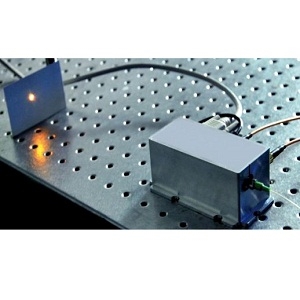 High-power high-efficiency frequency-doubling module - Muquans | Laser