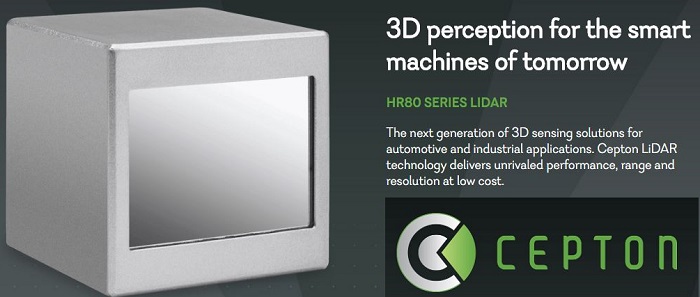 Cepton Debuts Long-Range & Wide-Angle LiDAR Solutions
