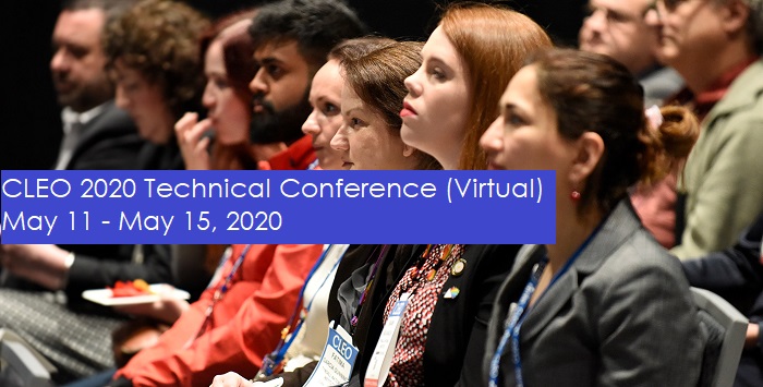 CLEO 2020 Conference to be an All-Virtual Presentation