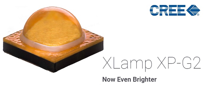 Cree Introduces New High Efficacy Version for XLamp XP-G2 LED