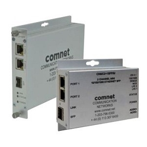 CNMC2+1SFP Series - ComNet | Electrical to Optical Converters
