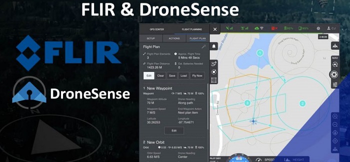 FLIR Invests in Unmanned Aircraft Systems Software Provider DroneSense