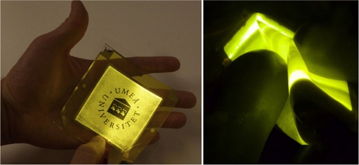 Light-Emitting E-Fabric for Future Clothes