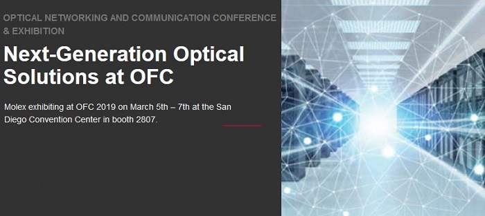 Molex Demonstrates NextGen Optical Solutions at OFC 19