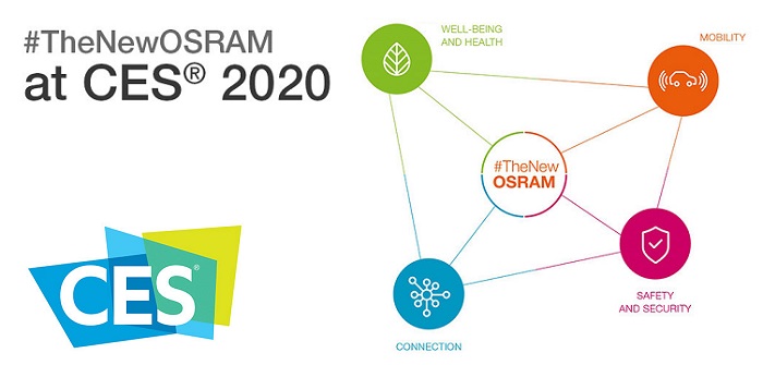 Osram Showcases Innovative Photonic Solutions at CES 2020