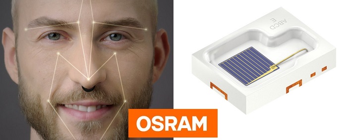 Osram Introduces New Infrared LED for 2D Facial Recognition