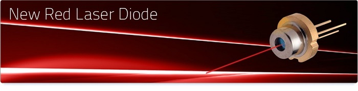 New High-Power Red Laser Diodes for Optical Instrumentation Applications
