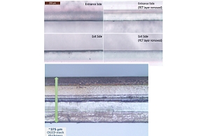 Cutting OLED Smartphone Displays with a UV Femtosecond Laser